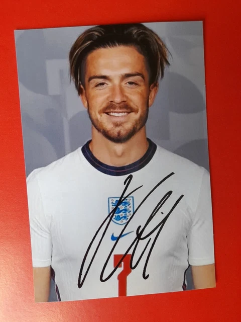 JACK GREALISH, SIGNED Autographed Photo Print England £3.50 - PicClick UK