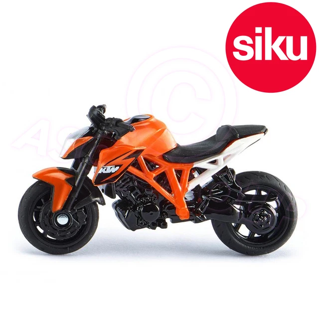 SIKU 1384 KTM 1290 Super Duke R Motorcycle Dicast Model Moving steering ...