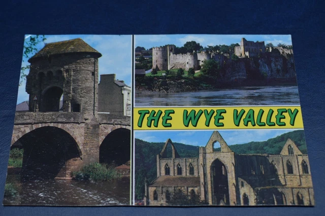 POSTCARD MULTIVIEW THE Wye Valley Monmouth, Chepstow & Tintern ...