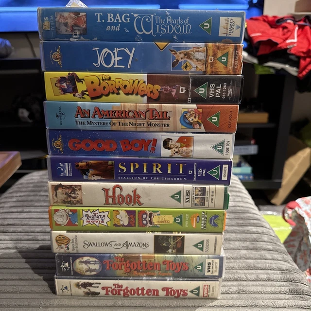 11 X VHS Video Tape Cassette Bundle Job Lot Age Rating U Children's ...