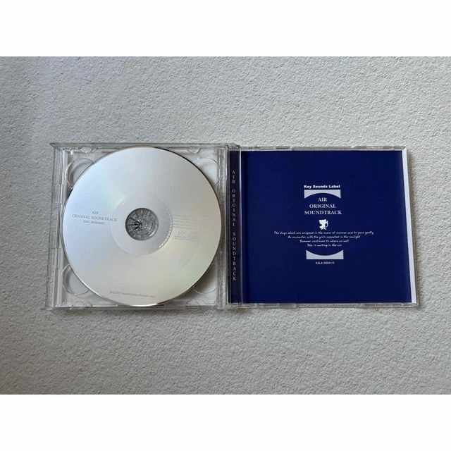 AIR ORIGINAL SOUNDTRACK CD 2-Disc set with "Tori no Uta" & "Natsu Kage ...