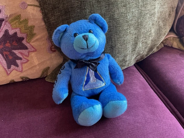 RARE KENNEDY SPACE Shuttle Center 9'' Blue Teddy Bear Plush Limited ...