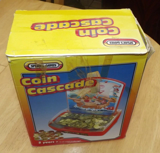 COIN CASCADE SPEAR Games / Coin Pusher (Boxed) £2.45 - PicClick UK