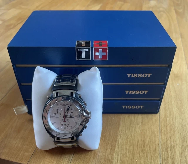 TISSOT T RACE Chronograph By Omega Stainless Steel Swiss Watch ETA ...