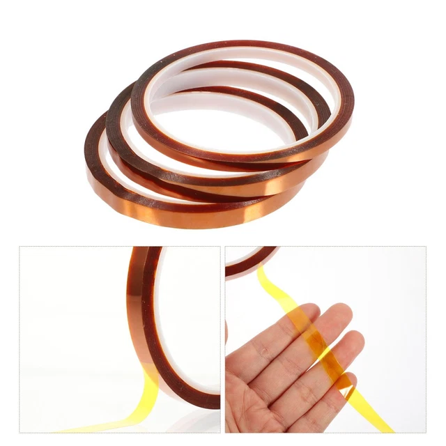 3 ROLLS INSULATED Heat-resistant Tape High Temperature Proof Thermal ...