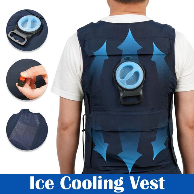 PERSONAL HEAT RELIEF with Water-Circulating Cooling Vest for Outdoor ...