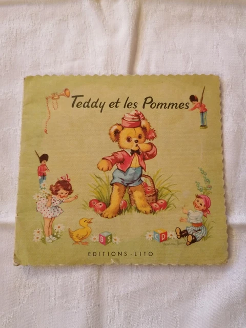RARE PETIT LIVRE "Teddy et les pommes" N°1981 A - Editions Lito ...