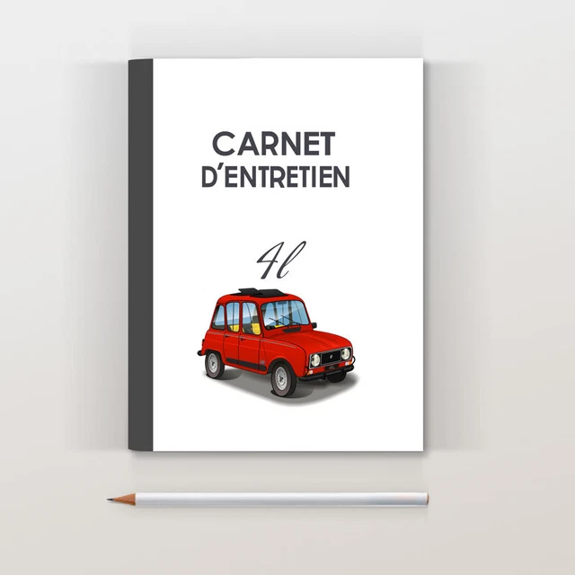 CARNET D'ENTRETIEN RENAULT 4L Sixties Rouge R4 EUR 6,50 - PicClick FR