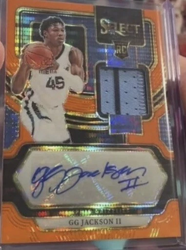 2023-24 SELECT FOTL GG Jackson II Rookie Patch Auto 3/30 Memphis ...