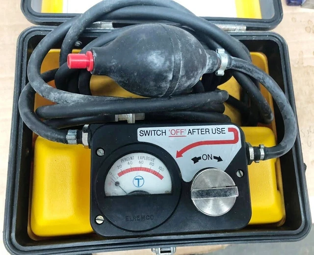 JMW BT IGS No.5 Gas Detector Indicator Alarm Unit Hazardous Gas ...