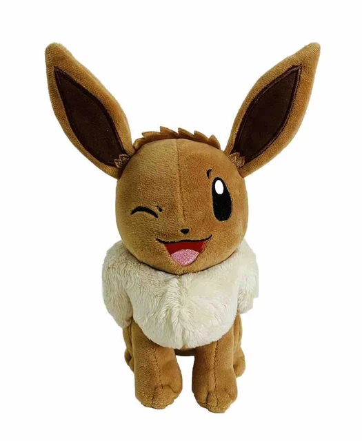 POKEMON EEVEE PLUSH Toy Teddy 2021 Winking 8” Gaming Merch Soft Toy £9. ...