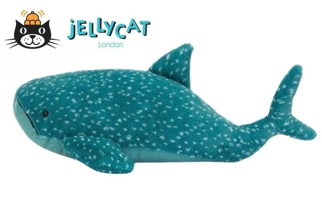 JELLYCAT WHALE SHARK Fur Toy 15 Inches Soft Authentic New with Dust ...