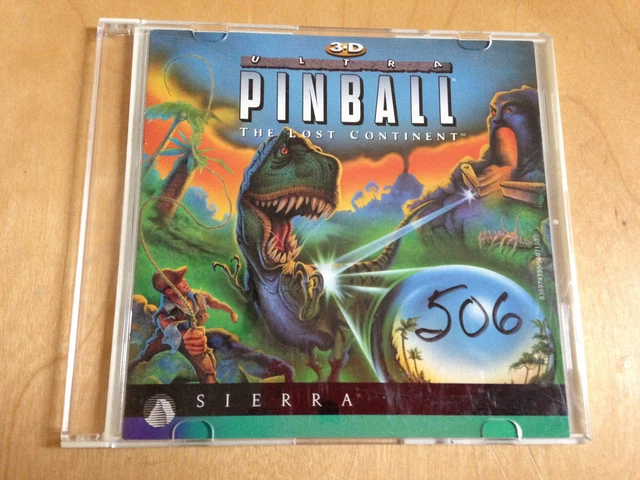 3D ULTRA PINBALL The Lost Continent Sierra Windows PC CD-Rom 1997 $10. ...
