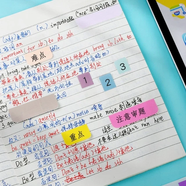 TABS INDEX TABS Book Tabs Writable and Repositionable Page Markers ...