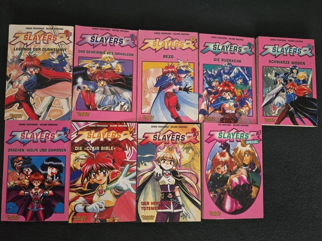 SLAYERS MANGA KOMPLETT 1-8 + Special Band EUR 28,00 - PicClick DE