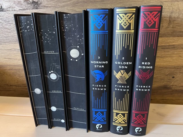 FAIRYLOOT IRON EDITION Red Rising Set HAND SIGNED By Pierce Brown 1/1/1 ...