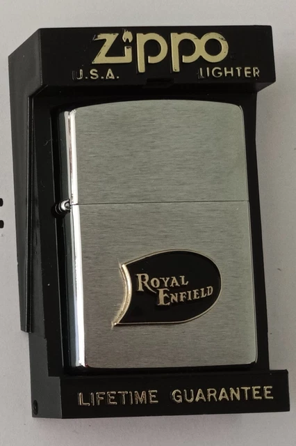 ZIPPO ROYAL ENFIELD . GENUINE ZIPPO. NUEVO. NEW. Made in USA. EXCLUSIVO ...