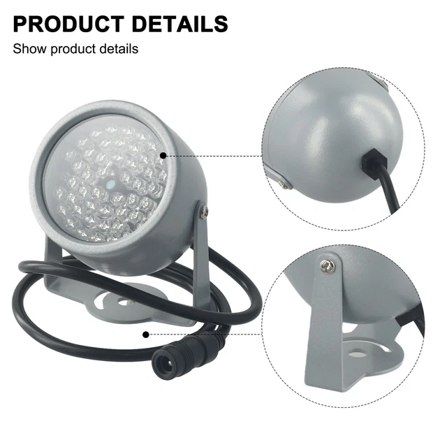 LICENSE PLATE RECOGNITION System 850nm Infrared Lights for Security ...