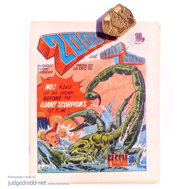 2000AD PROG 92-97 Judge Cal All 6 Judge Dredd Comic Books 79 1979 Lot ...