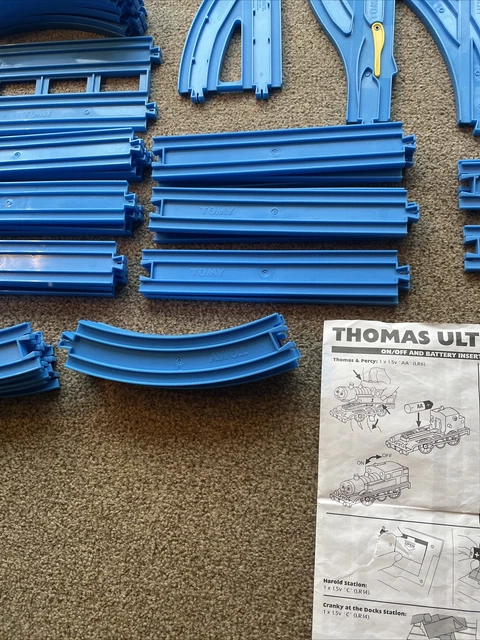 THOMAS & FRIENDS Trackmaster Ultimate Set 1993 Tomy Incomplete. See ...