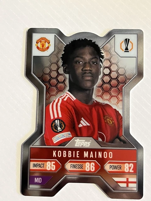 MATCH ATTAX EXTRA 2025 24/25 Kobbie Mainoo Man Manchester Utd Pro Elite ...