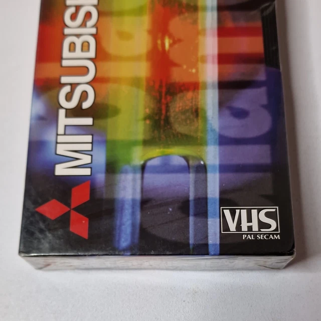 MITSUBISHI VHS VIDEO Cassette Blank Tape E180 PAL SECAM New & Sealed £6 ...