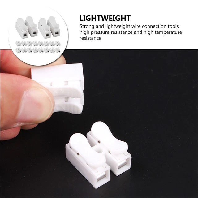 25 PCS WIRE Connector Quick Splice Terminal Blocks Connectors Kit Cable ...