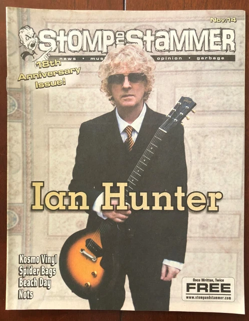 IAN HUNTER (MOTT THE HOOPLE) Stomp And Stammer Atlanta, GA INDIE MUSIC ...