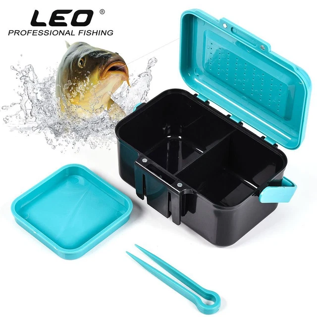 FLY BASS LIVE Bait Box Tilapia Earthworm Lure box Hot Red Worm Boxs $16 ...