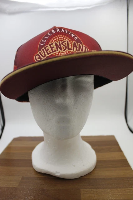 STATE OF ORIGIN Qld Maroons NRL Indigenous Adjustable Snapback Cap ...