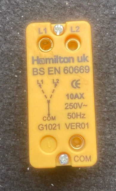 HAMILTON GRID-IT SATIN Steel 2 Way 10AX Grid Fix Module Black Surround ...