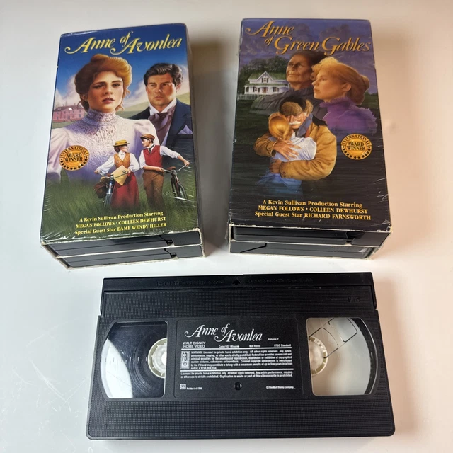 ANNE OF GREEN Gables & Anne of Avonlea VHS Box Set Lot 5 Total Video ...