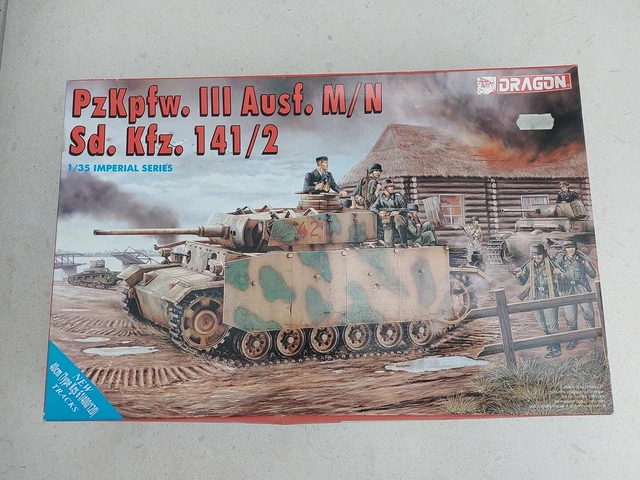 DRAGON 9014 German Pzkpfw. Iii Ausf. M/N Sd.kfz. 141/2 - 1/35 Scale Model Kit £55.00 - PicClick UK
