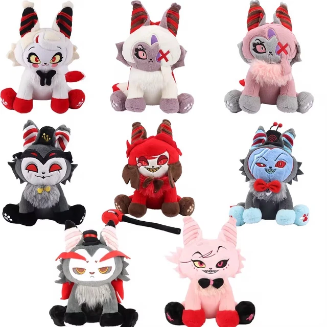 HAZBIN HOTEL PLUSH Alastor Husk Meow Stuffed Doll Toys Kids Xmas ...