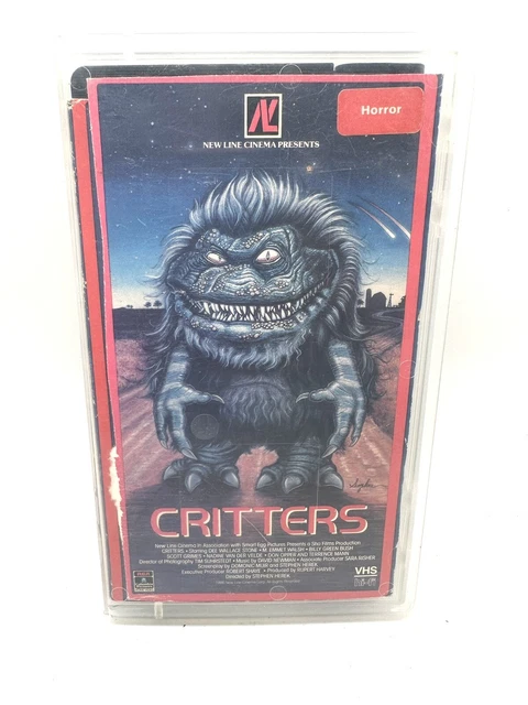 VINTAGE CRITTERS VHS Tape Horror 1986 RCA Home Video Columbia Pictures ...