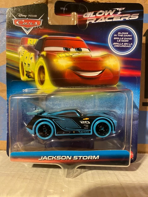DISNEY PIXAR CARS Glow Racer Jackson Storm Mattel 1.55 Scale BNIB £16. ...