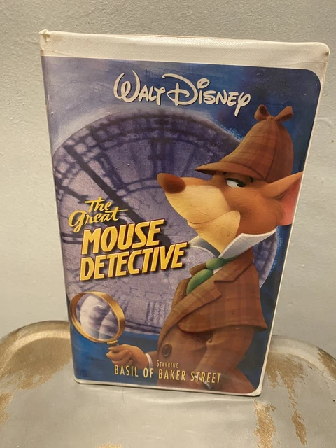 WALT DISNEY - The Great Mouse Detective (VHS, 1999) Rare Cover release ...