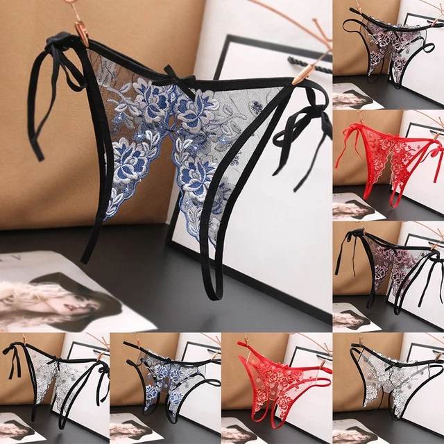 Culotte SÉduisante En Dentelle Séduisante String Sans Entrejambe Sous