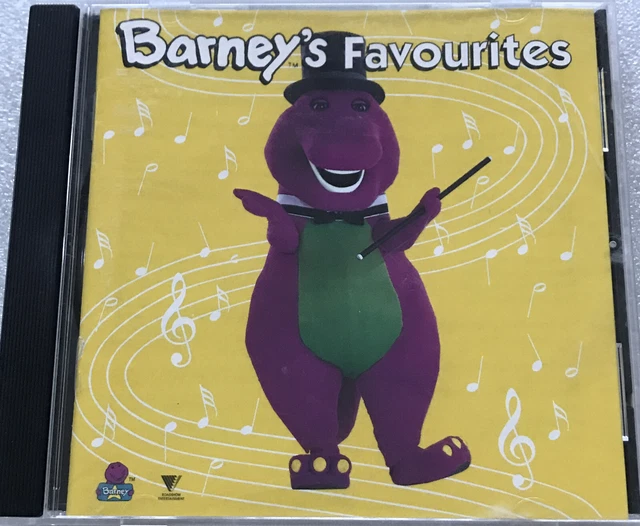 BARNEY CD MERCHANDISE Vintage 90s BARNEY’S FAVOURITES Music Rare ...