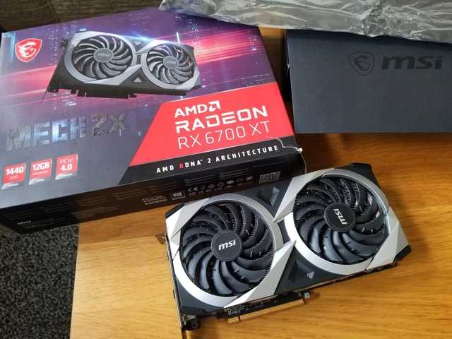 RADEON MSI RX 6700 XT MECH 2X 12GB OC PCI Express graphics card £177.00 ...