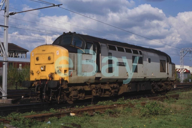 35MM RAILWAY SLIDE of Class 37 37402 @ Crewe Copyright to Buyer £4.99 ...