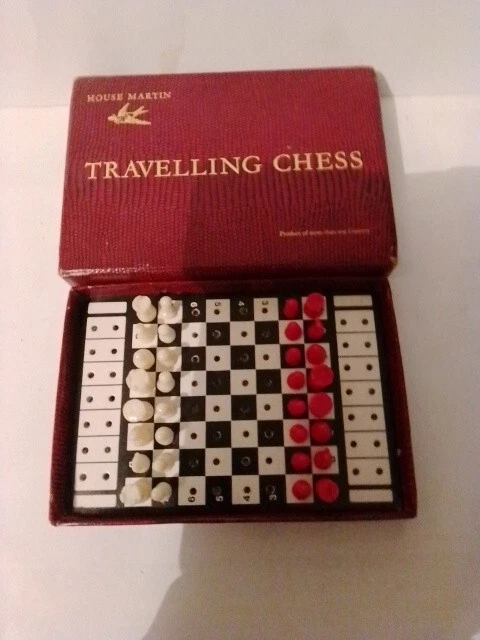 CLASSIC VINTAGE HOUSE Martin Travelling Chess Set £7.49 - PicClick UK