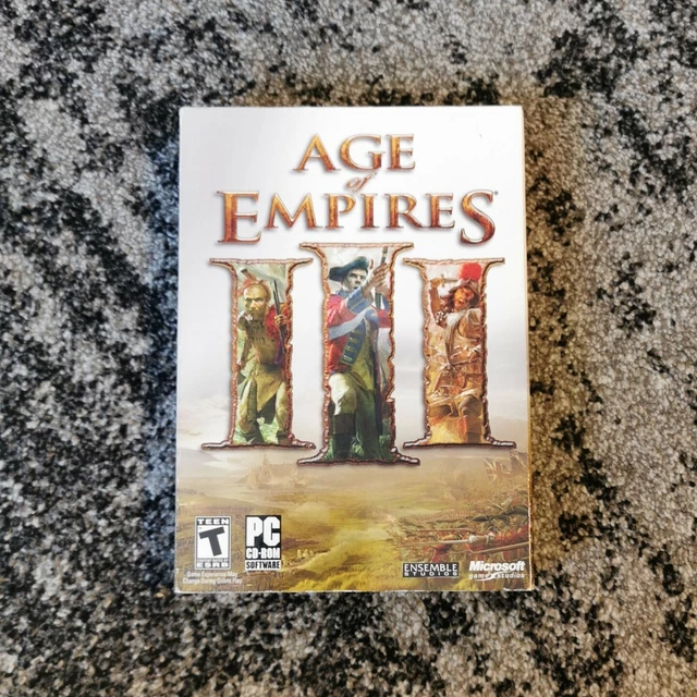AGE OF EMPIRES III 3-Disc Small Box 100% Complete (PC CD-ROM, 2005) $14 ...
