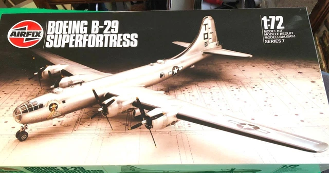 AIRFIX 1/72 SCALE USAF BOEING B-29 SUPERFORTRESS 'JOLTIN JOSIE' MODEL ...