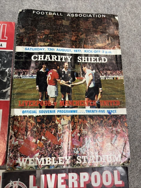 BUNDLE OF OLD Liverpool Football Programmes 1977 - 1986 X 4 £5.44 ...