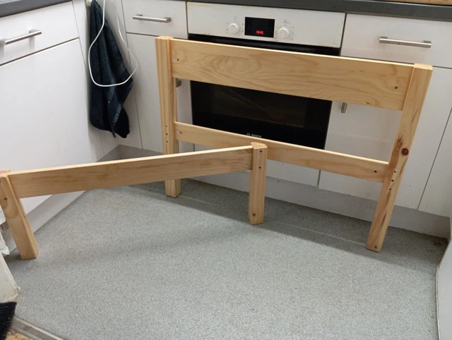 IKEA PINE SINGLE bed Neiden VGC £20.00 - PicClick UK