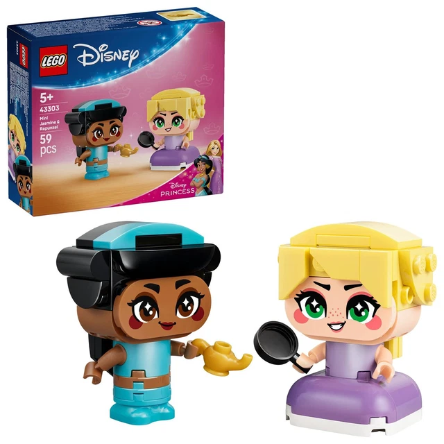 LEGO DISNEY PRINCESS Mini Jasmine & Rapunzel 43303 £12.49 - PicClick UK
