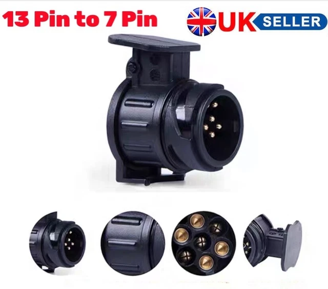 ADAPTER CONNECTOR 13 to 7 Pin Car Auto Adapter Plug For Trailer ...