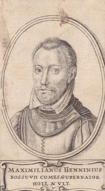 17TH PORTRAIT MAXIMILIAN of Henin-Liétard Count of Bossu Pacification ...