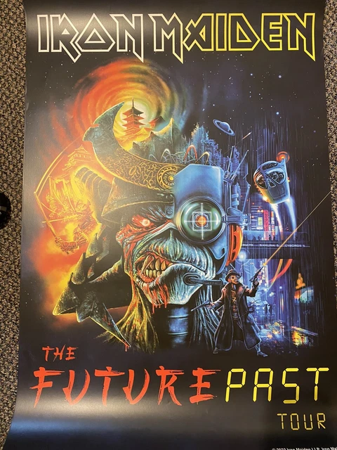 IRON MAIDEN THE FUTURE PAST Tour 2023 OFFICIAL TOUR POSTER 61cm /24” X 92cm/36” £36.90 - PicClick UK